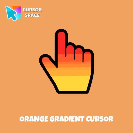 Orange Gradient Cursor - Cursor Pack | Cursor Space